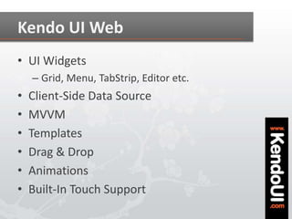 Building SPA with Kendo UI | PPT