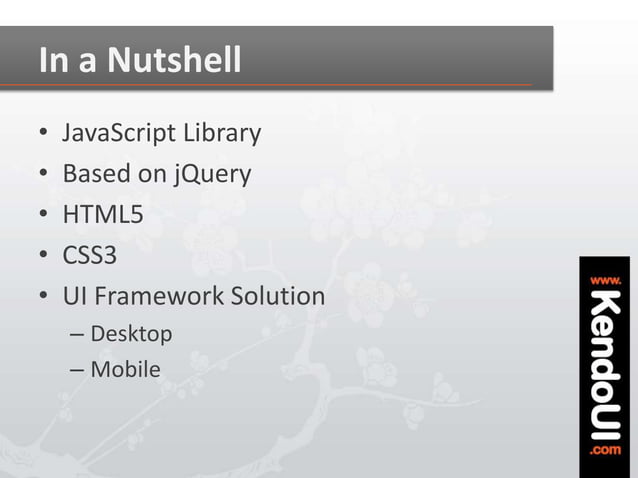 Building SPA with Kendo UI | PPT
