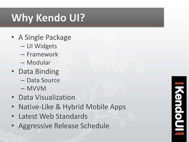 Building SPA with Kendo UI | PPT