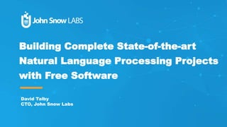 Building State-of-the-art Natural Language Processing Projects with Free Software - Scale by the ...