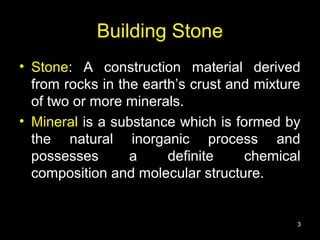 Building stones | PPT
