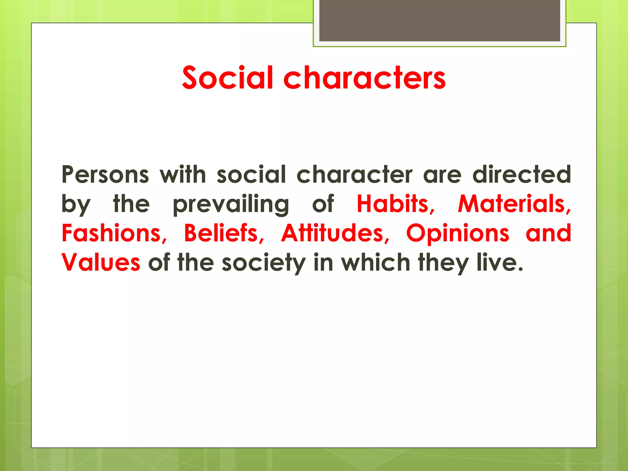 Building Strong Character | PPT