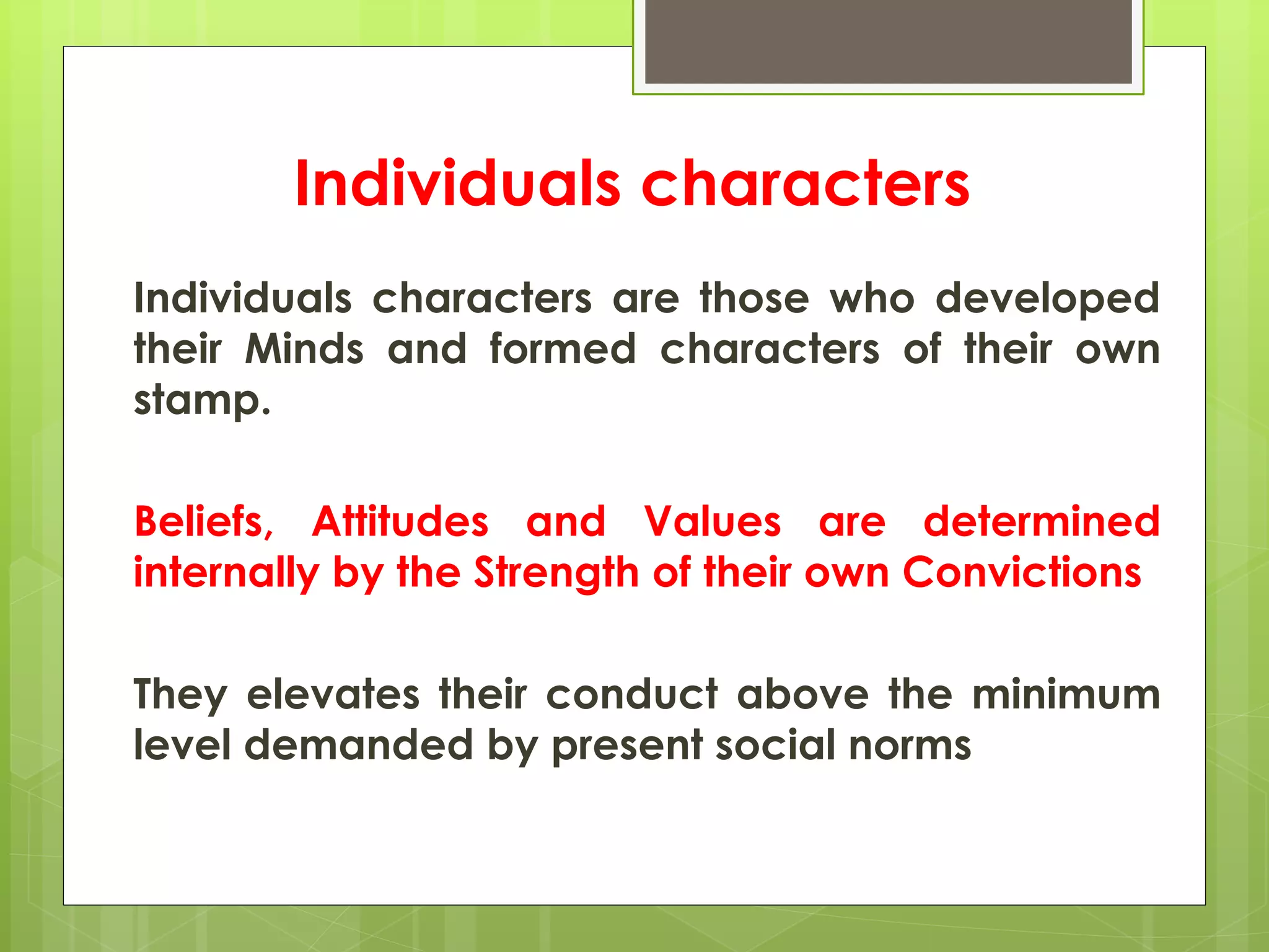 Building Strong Character | PPT | Free Download