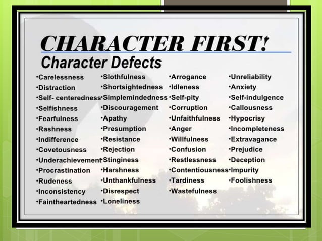 Building Strong Character | PPT