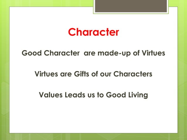 Building Strong Character | PPT