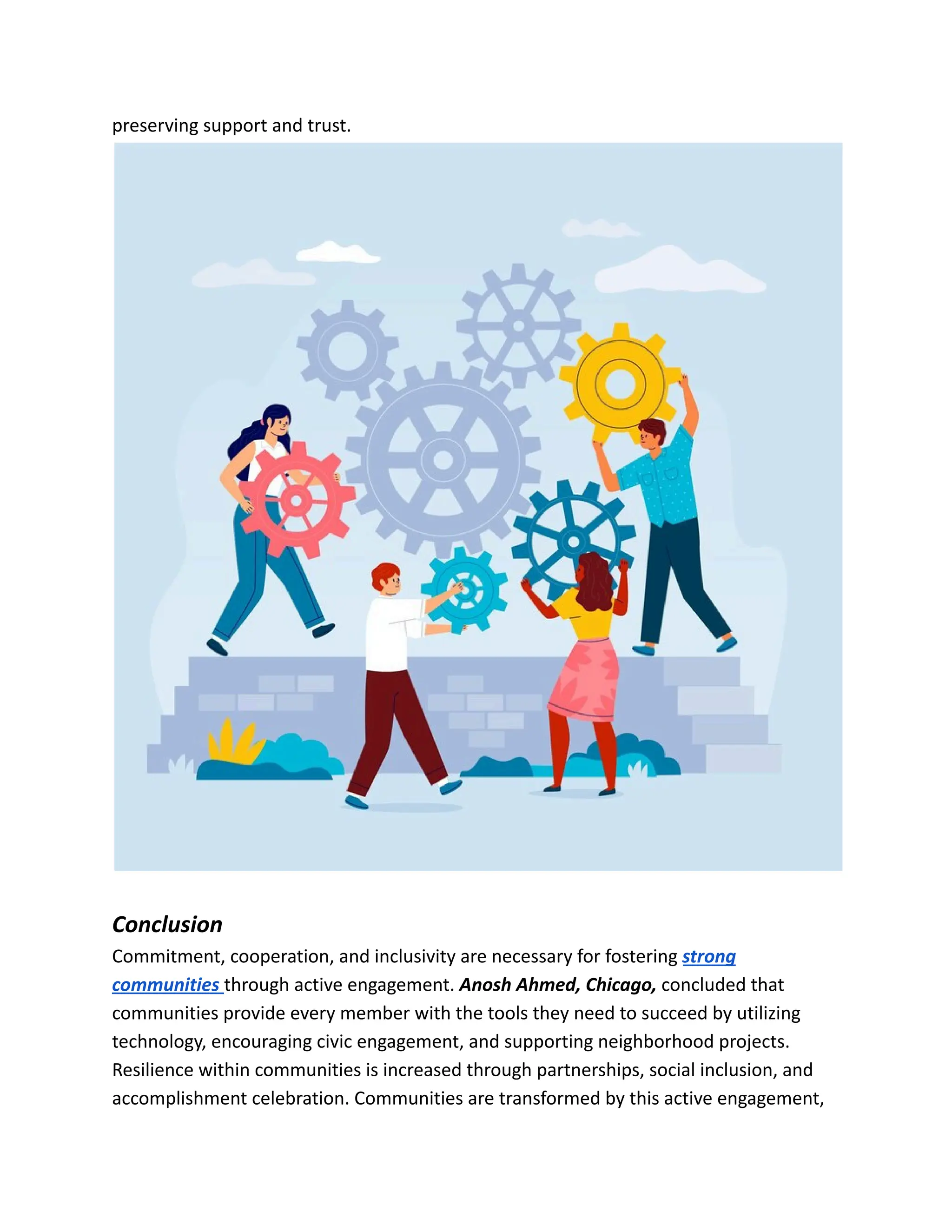 How Active Engagement Strengthens Communities | PDF