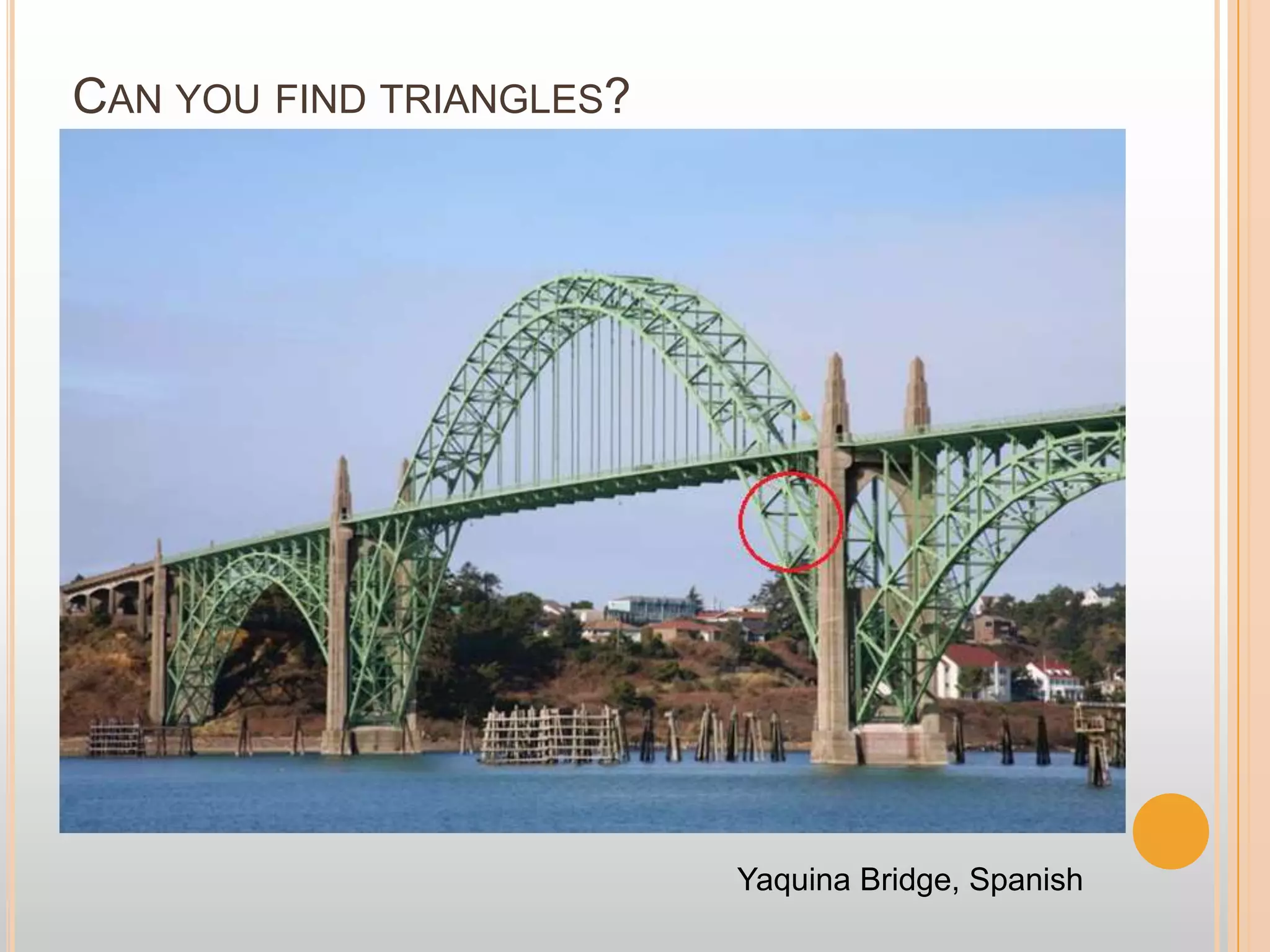 Building strong shapes with triangles | PPTX