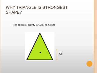 Building strong shapes with triangles | PPTX
