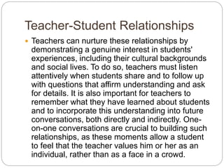 Building Strong Teacher-Student Relationships | PPT