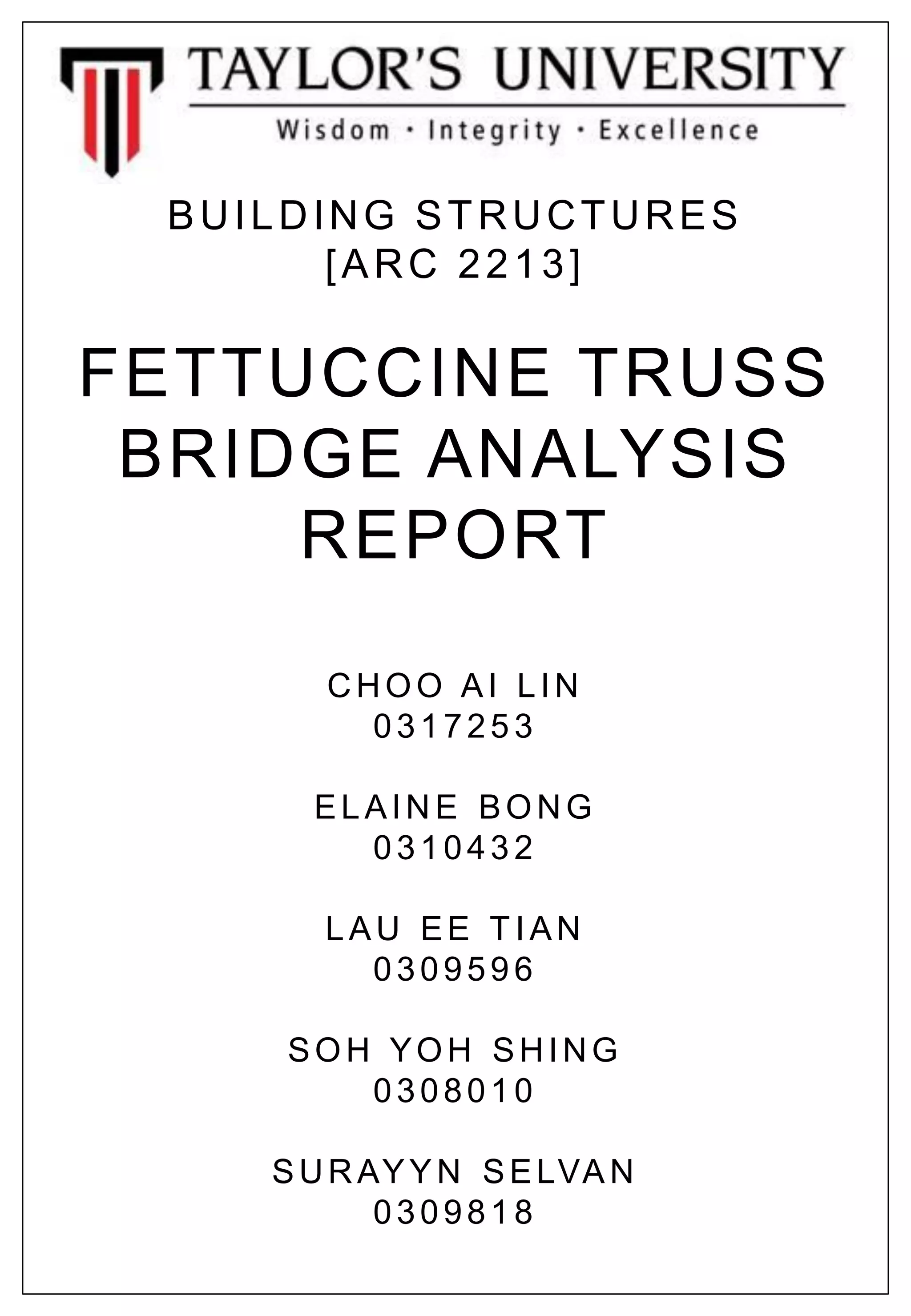 Building structure analysis report | PDF