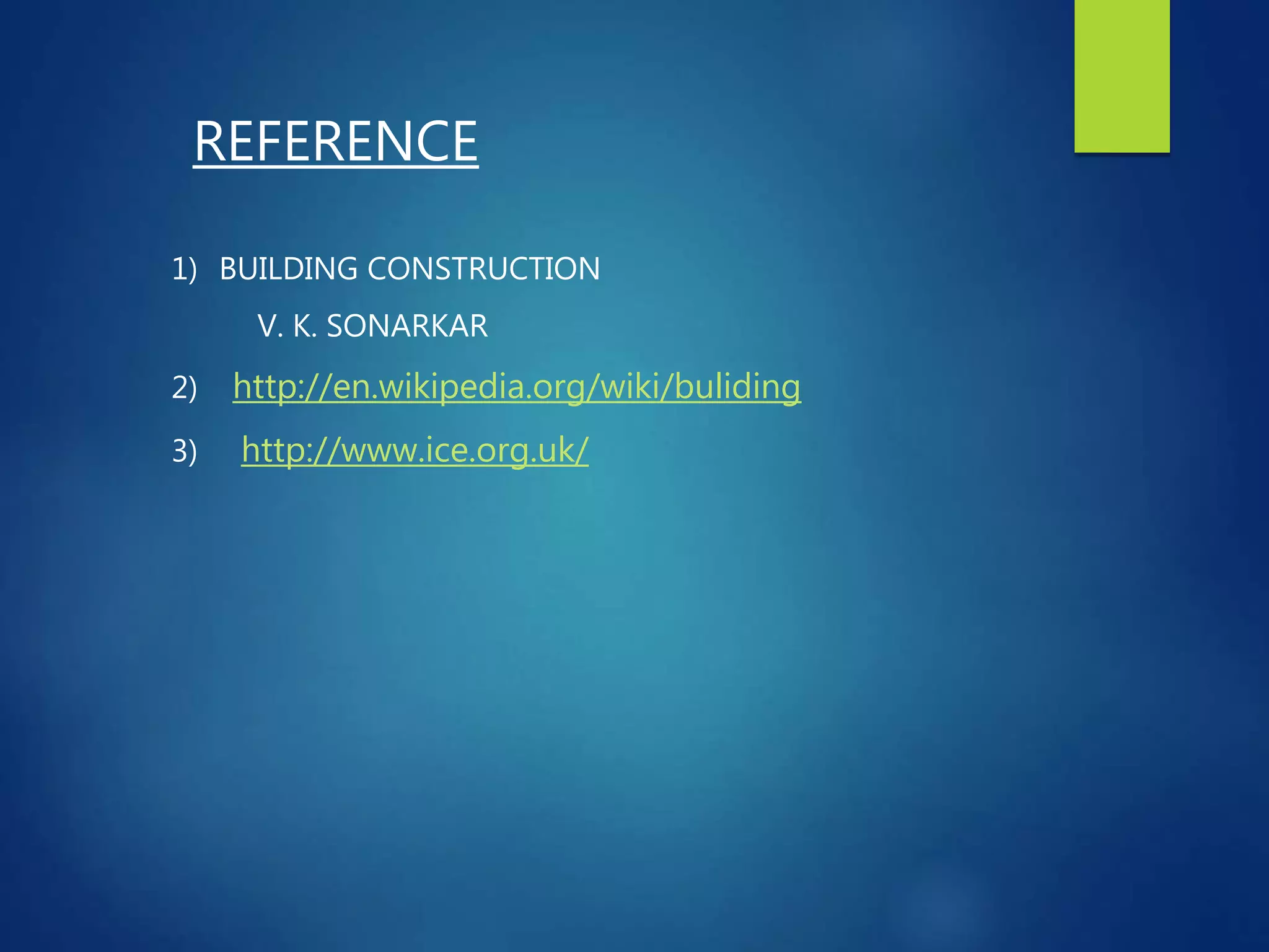 Building structure and their components | PPTX