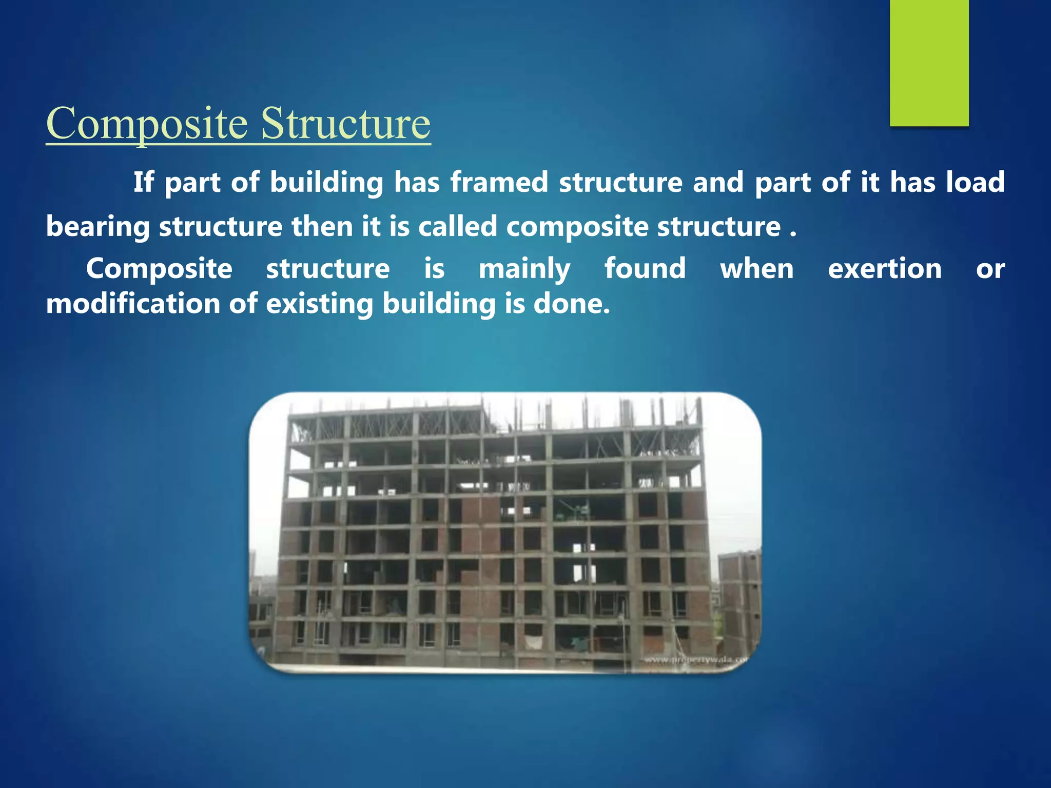 Building structure and their components | PPTX