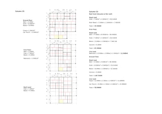 Building structure calculation | PDF