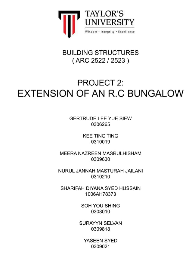 Building Structure Project 2 | PDF