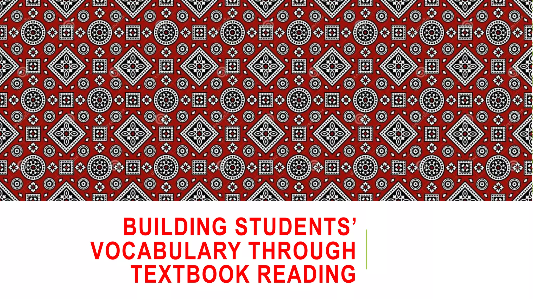 Building Students' Vocabulary through Textbook Reading.pptx