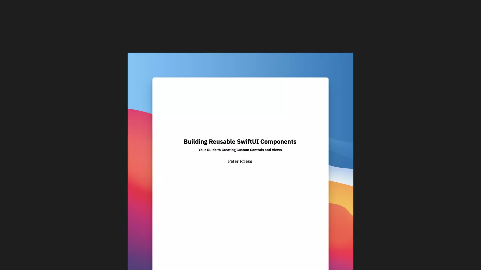 Building Reusable Swiftui Components Ppt