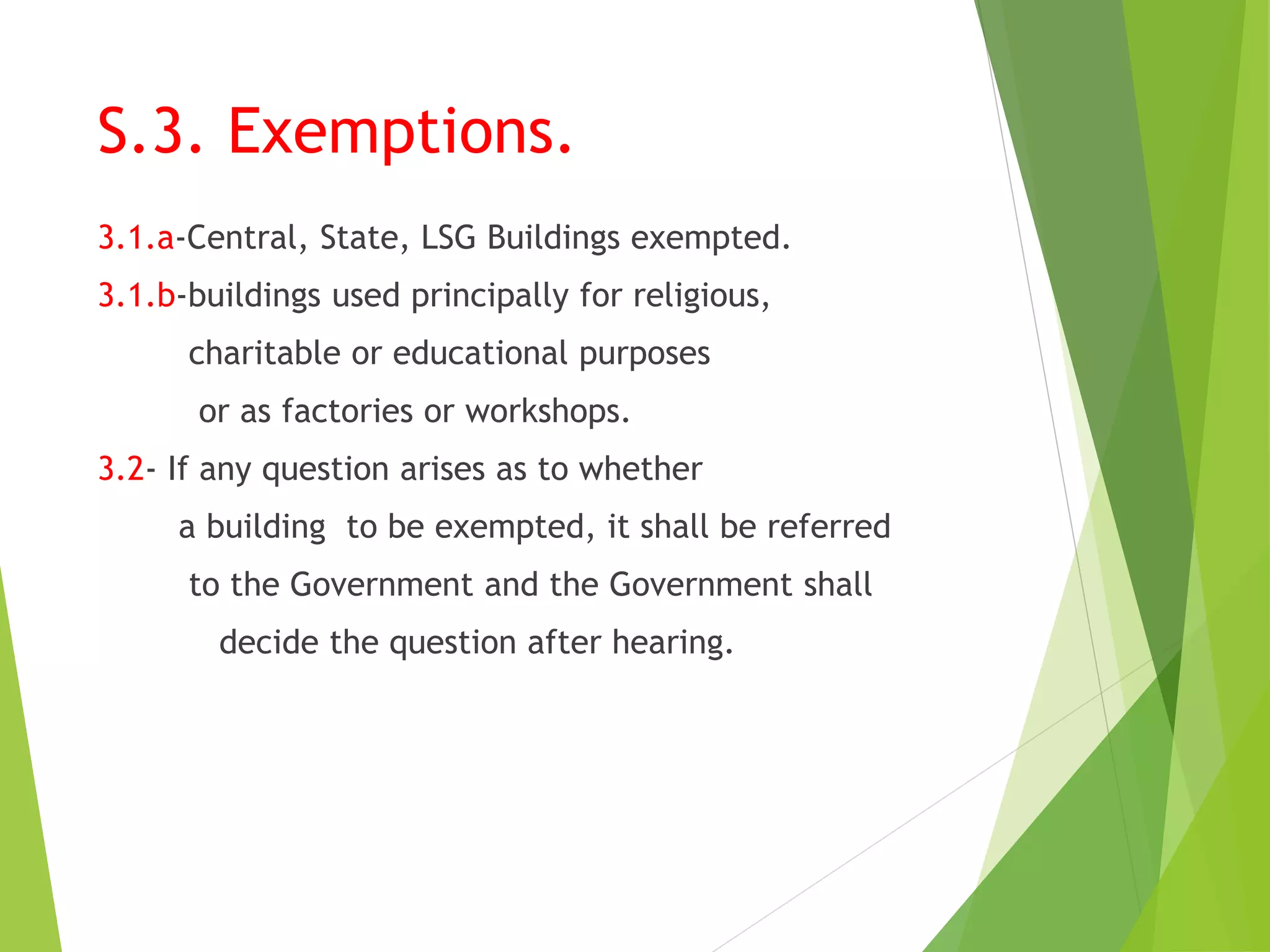 Kerala Building tax act - One time tax and Luxury to be paid in village ...