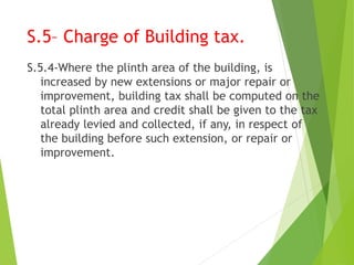 Kerala Building tax act - One time tax and Luxury to be paid in village ...