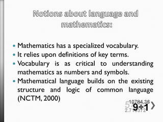 Language Strategies in Teaching Mathematics | PDF