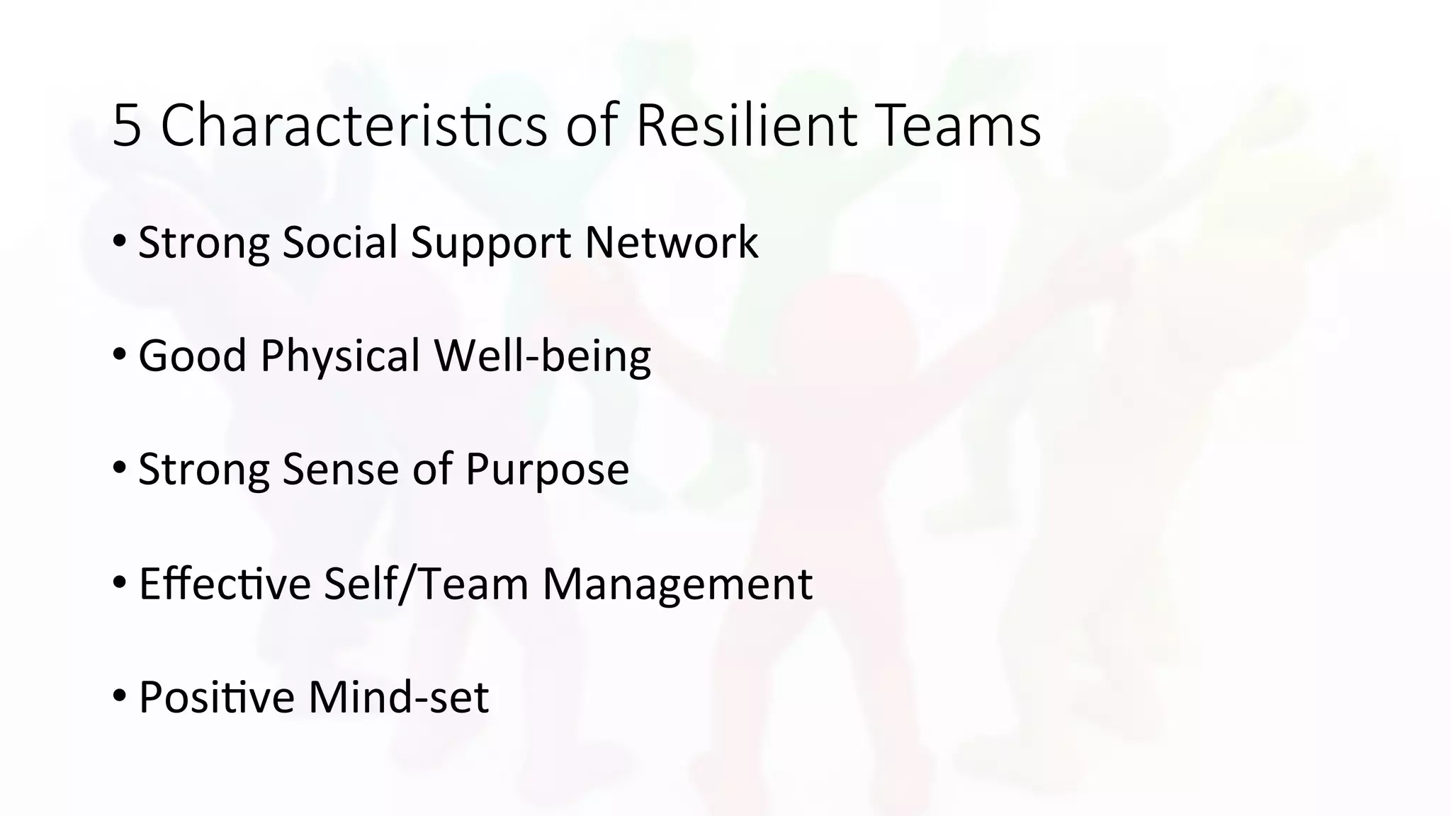 Building Team Resilience | PDF