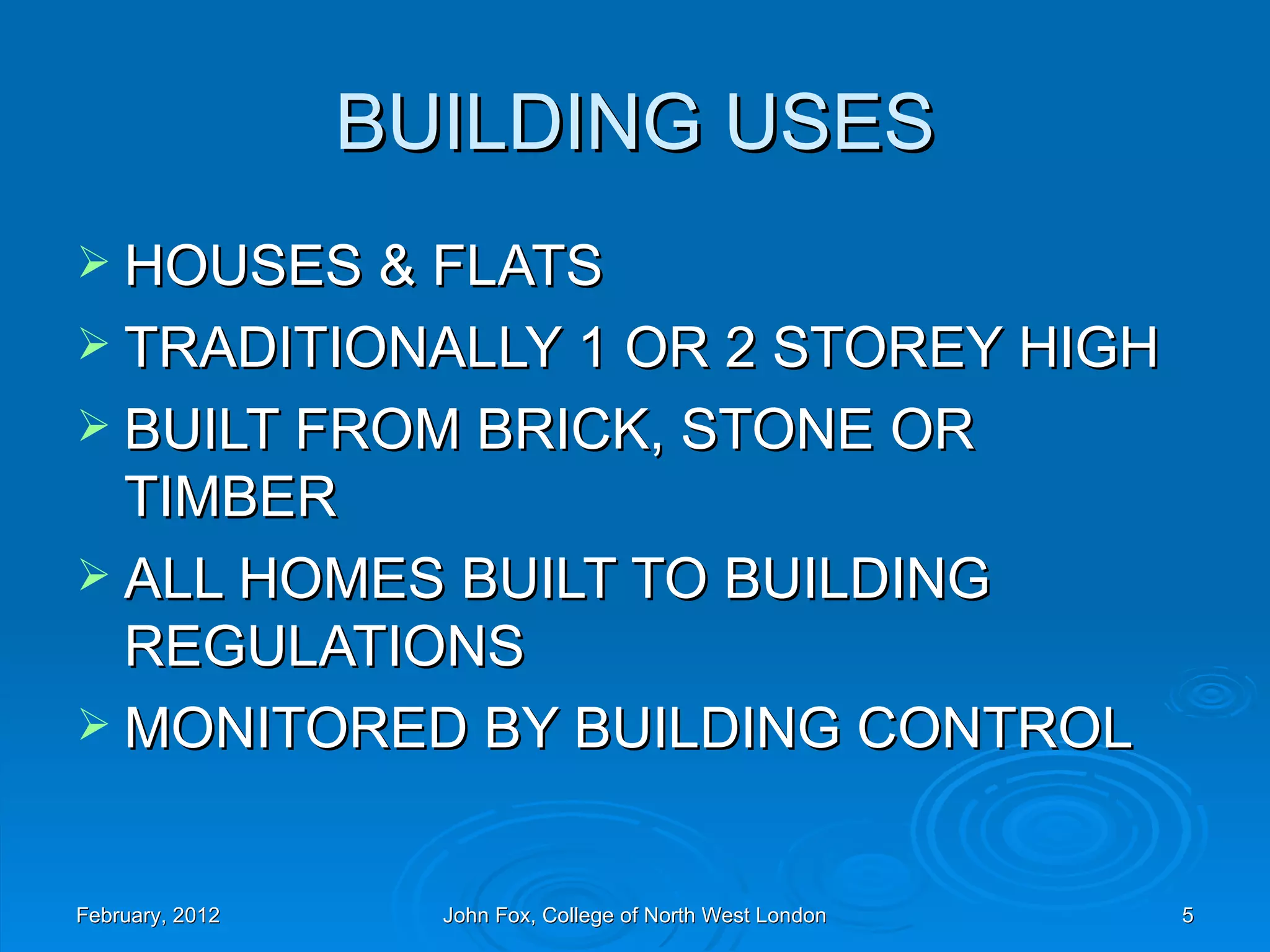 Building technology in construction intro | PPT