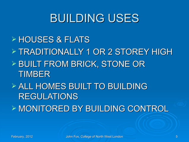 Building technology in construction intro | PPT