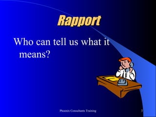 Building Telephone Rapport | PPT