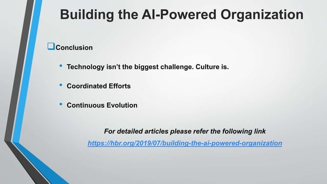 Building the AI Powered Organization.pptx | Technology Industry ...