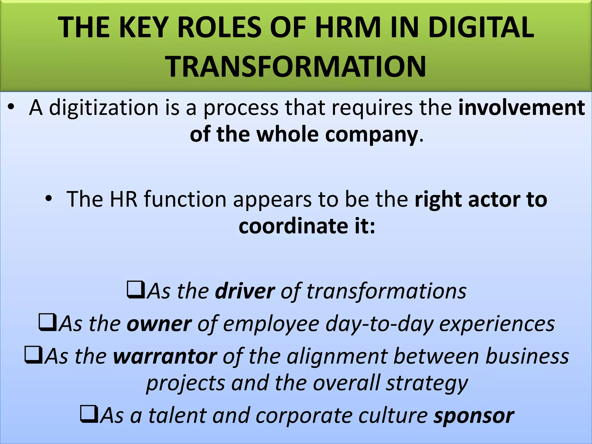 Building the Digital HRM Organization_Digital Transformation Skills | PPT
