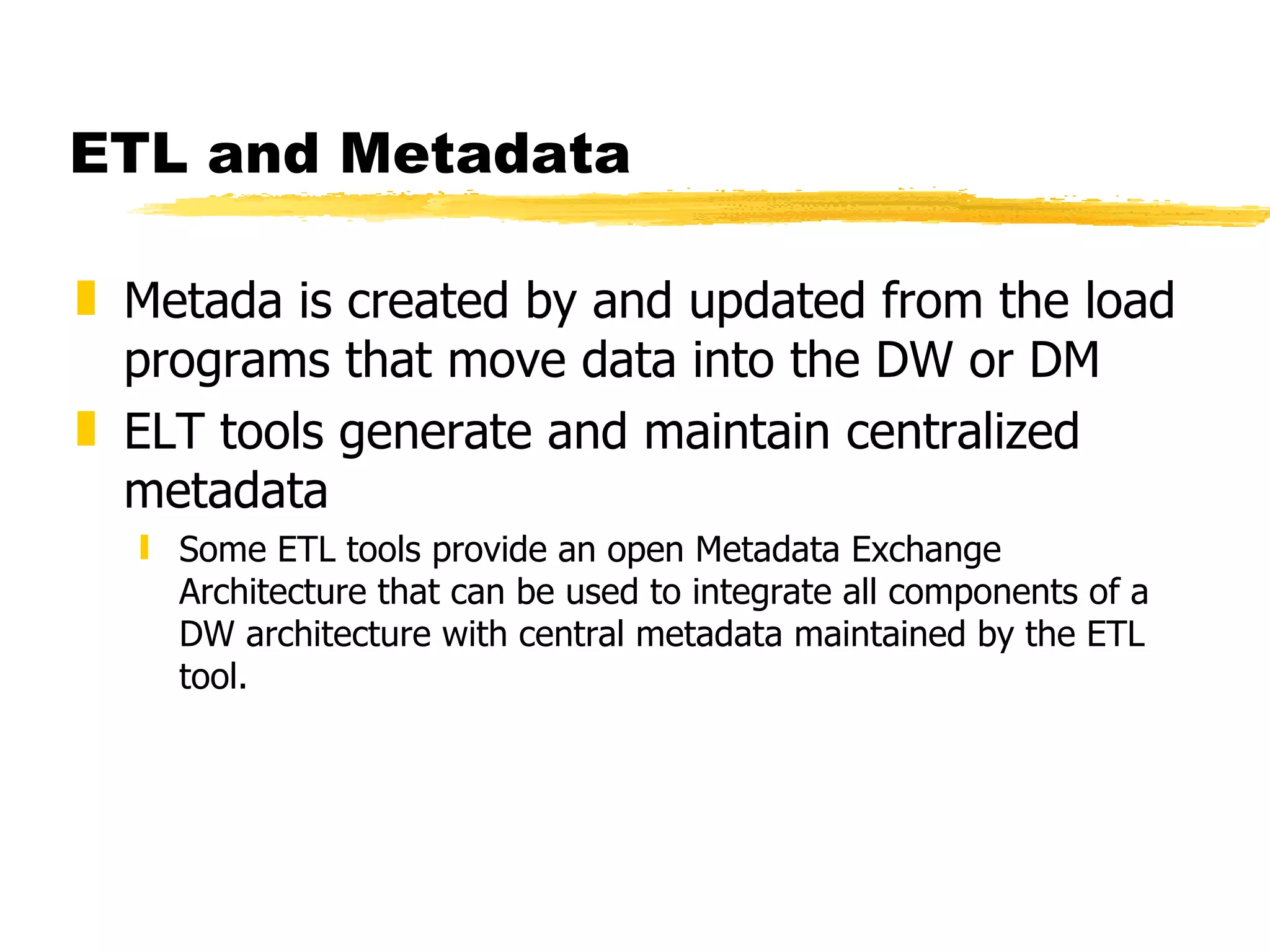Building the DW - ETL | PPT