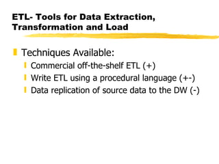 Building the DW - ETL | PPT