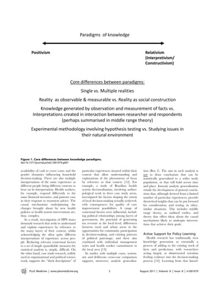 Building the field of health policy and system research: social science matters | PDF