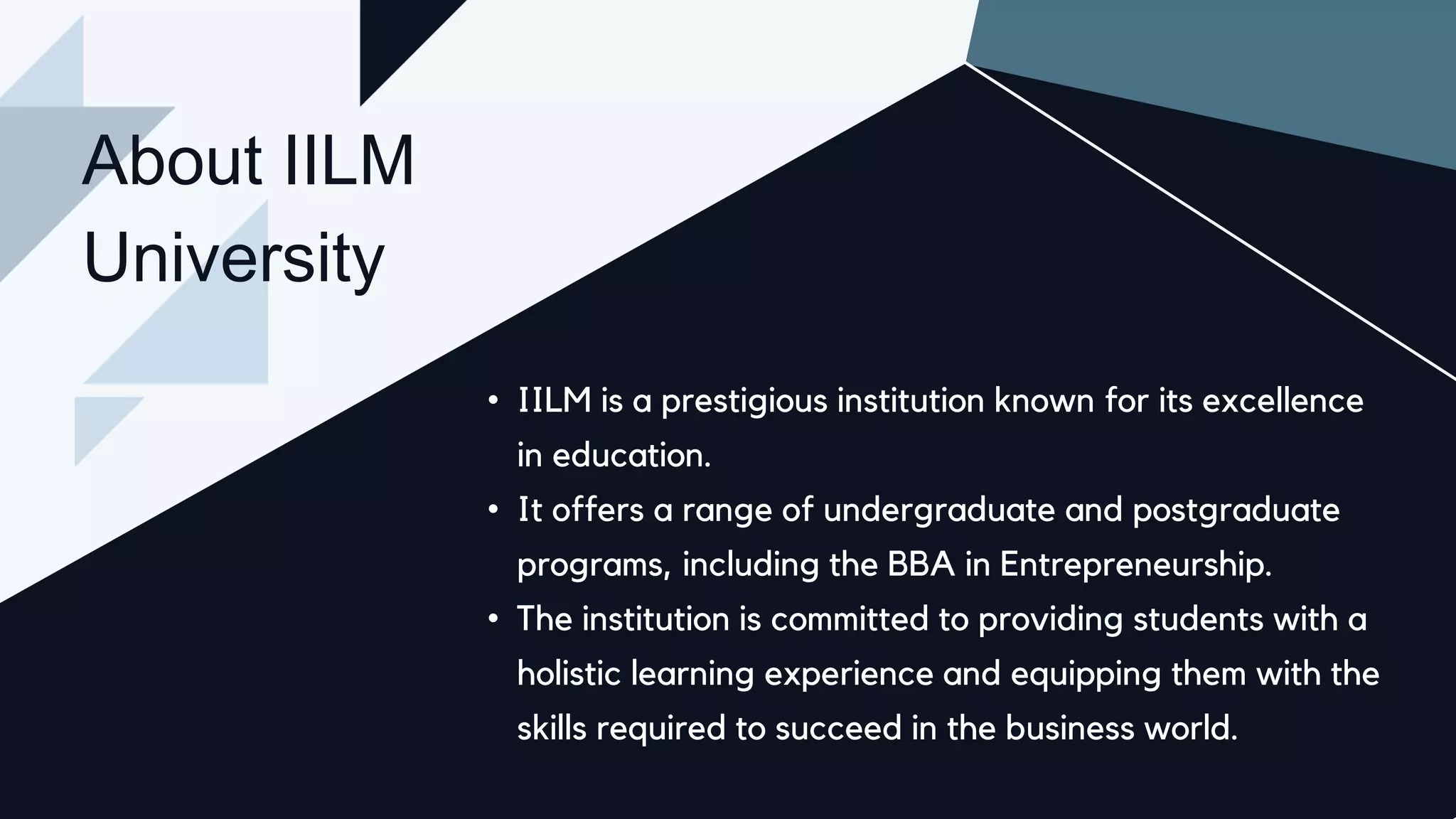 Building the Foundation BBA in Entrepreneurship at IILM.pptx