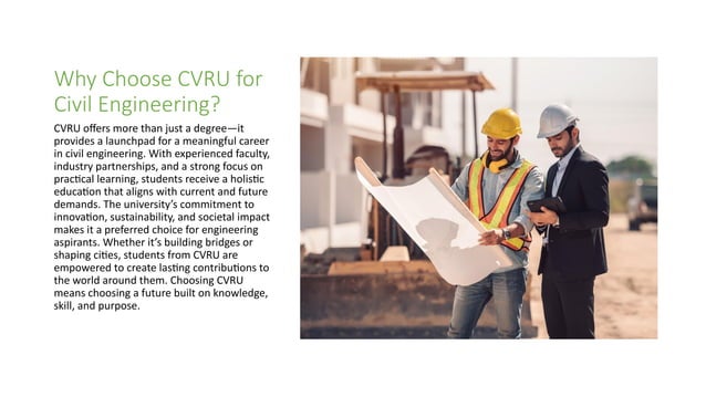 Building the Future - An Overview of the B.Tech Civil Engineering Program at CVRU.pptx