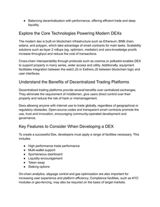 Building the Future_ Decentralized Exchange Development Explained.pdf