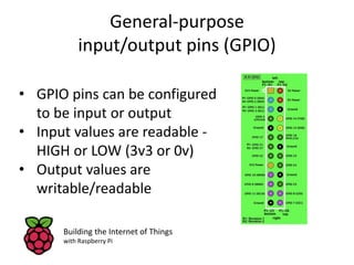 Building the Internet of Things with Raspberry Pi | PPTX