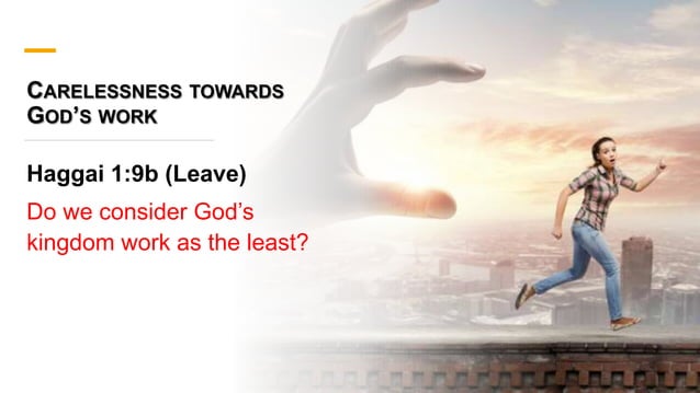 Haggai Chapter 1 - Building God's Kingdom | PPT