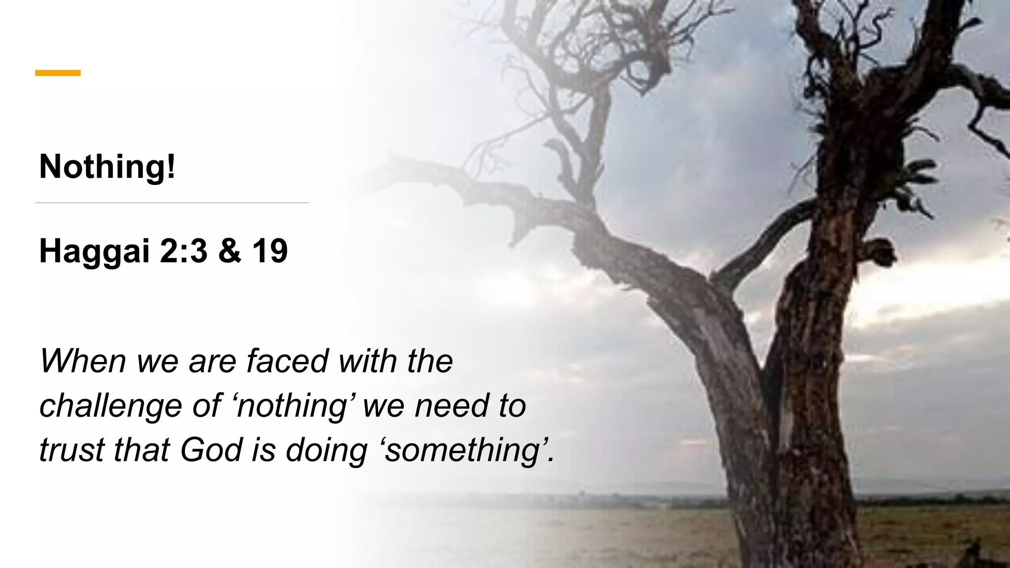 Haggai Chapter 2 - Building God's Kingdom | PPTX