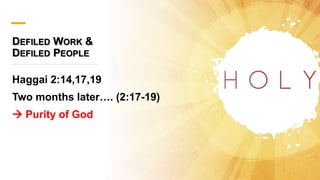 Haggai Chapter 2 - Building God's Kingdom | PPTX | Christianity ...