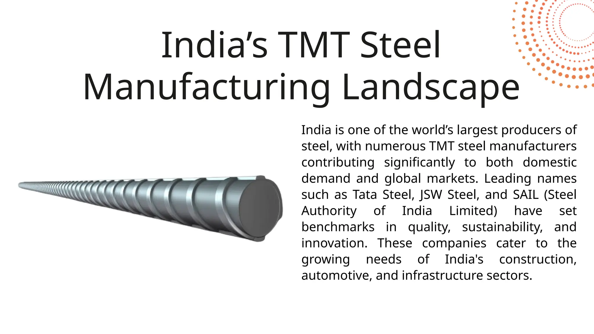 Building the Nation: A Look into India's TMT Steel Manufacturing ...