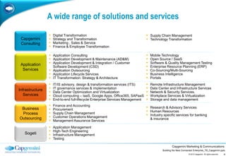 Building the new connected enterprise - Capgemini Consulting | PPT
