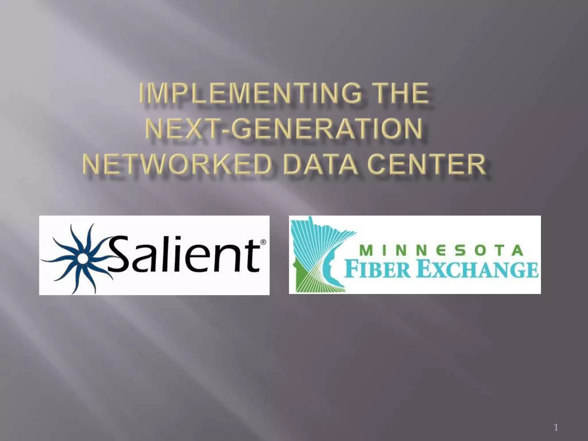 Building the Next Generation Data Center | PPTX