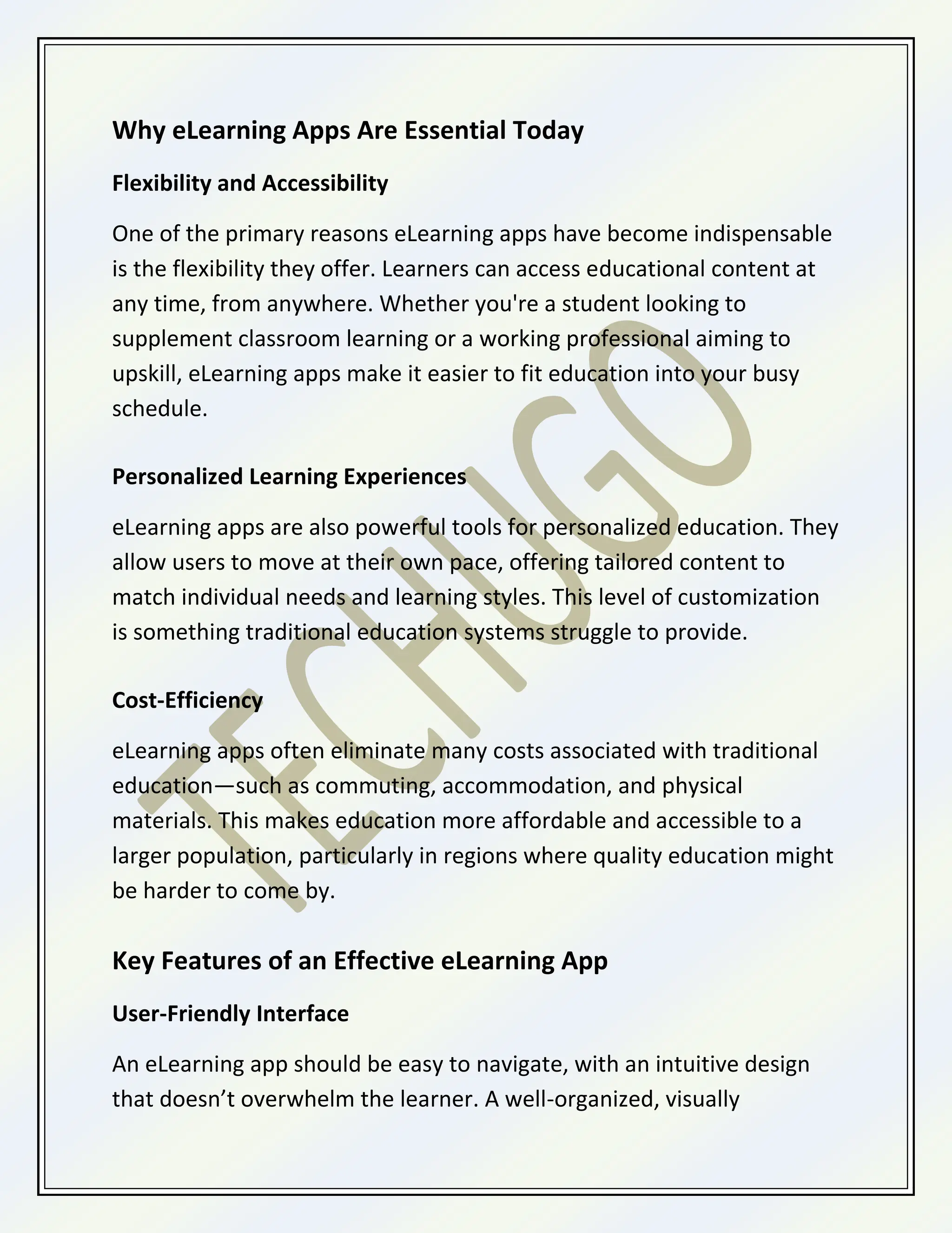 Building the Next Generation of Learning Leading eLearning App ...