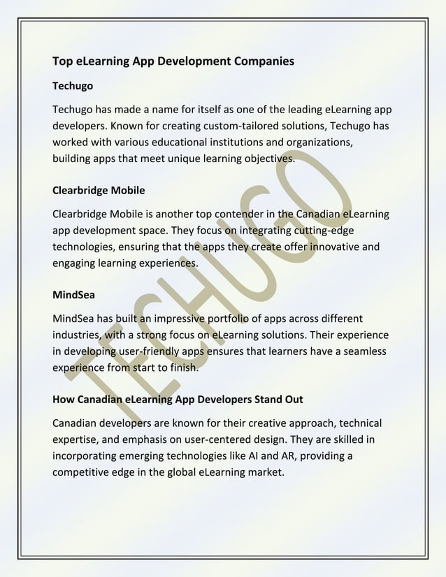 Building the Next Generation of Learning Leading eLearning App ...