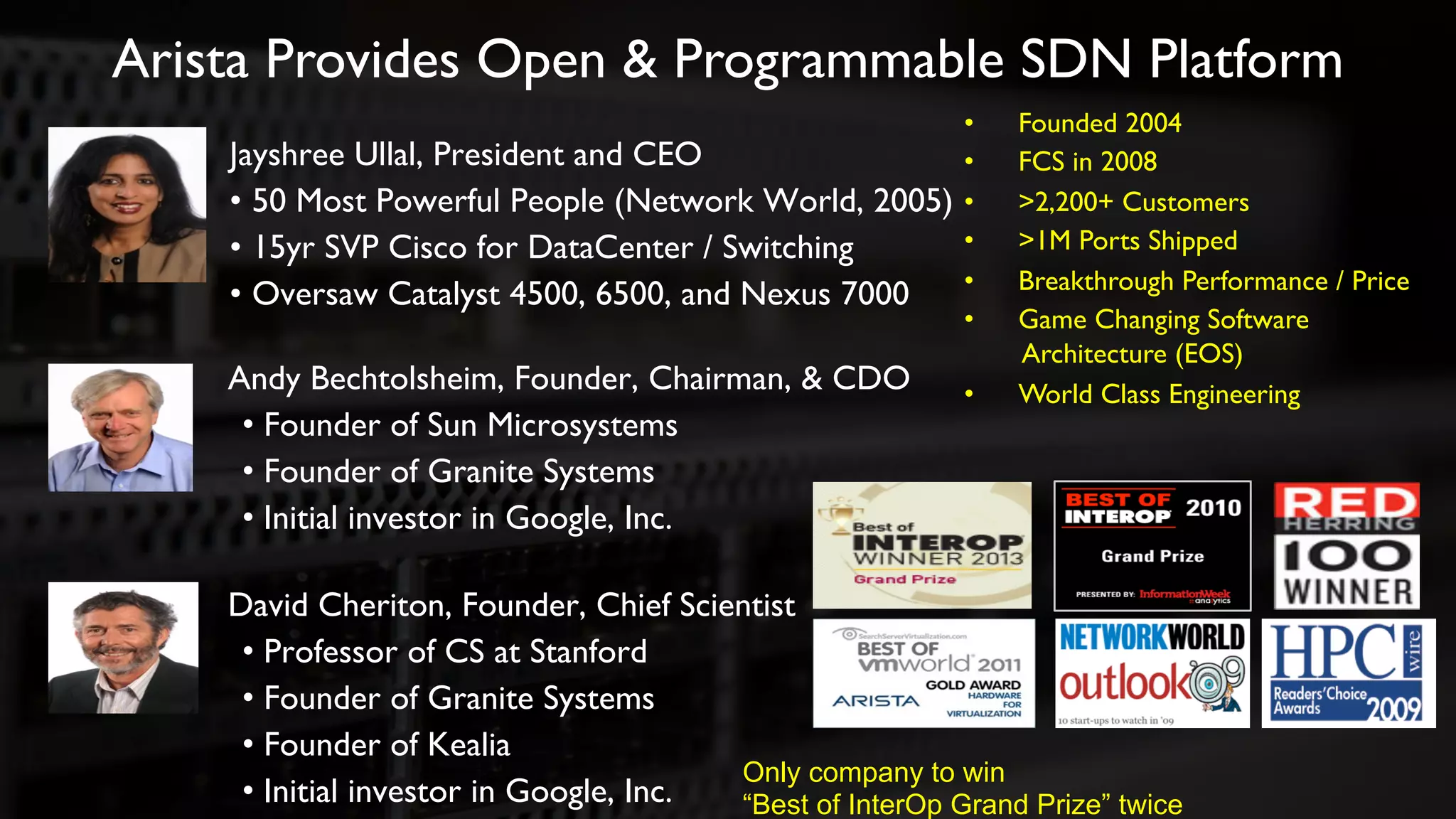 Arista Networks - Building the Next Generation Workplace and Data ...