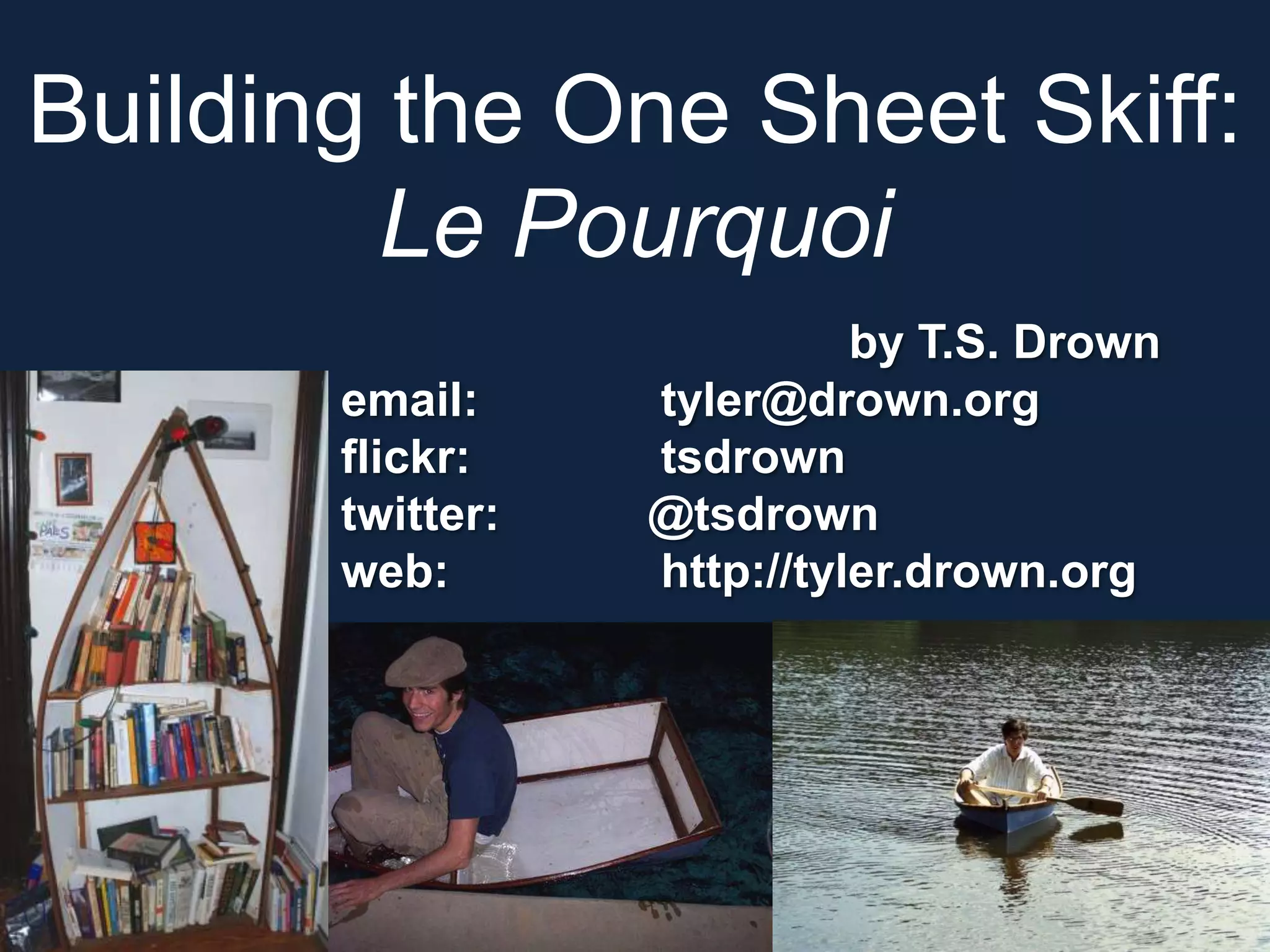 Building the One Sheet Skiff | PPT
