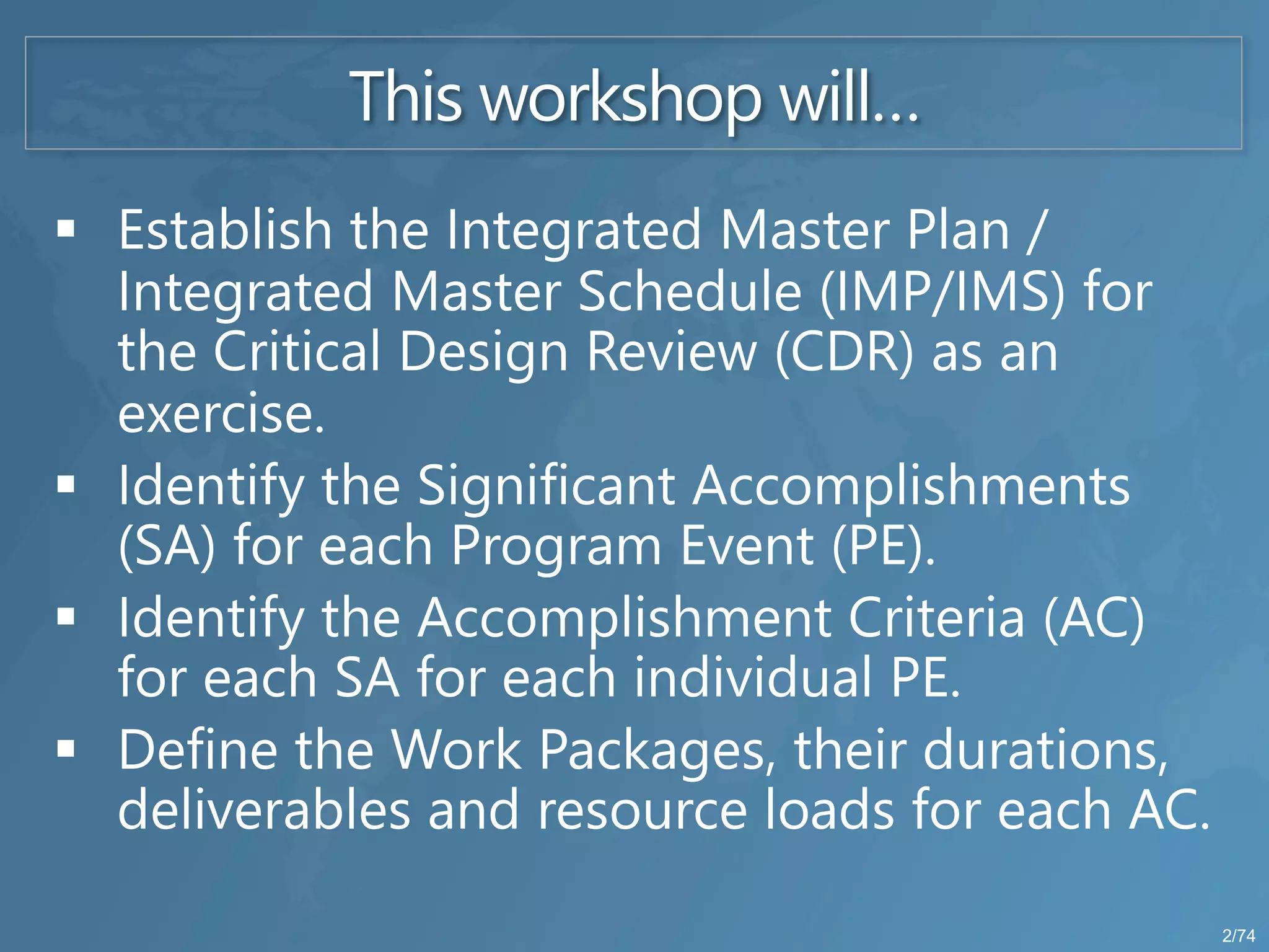 Building the Performance Measurement Baseline | PPT