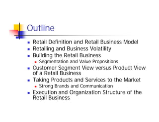 Building the Retail Business-Opportunities and Challenges | PDF