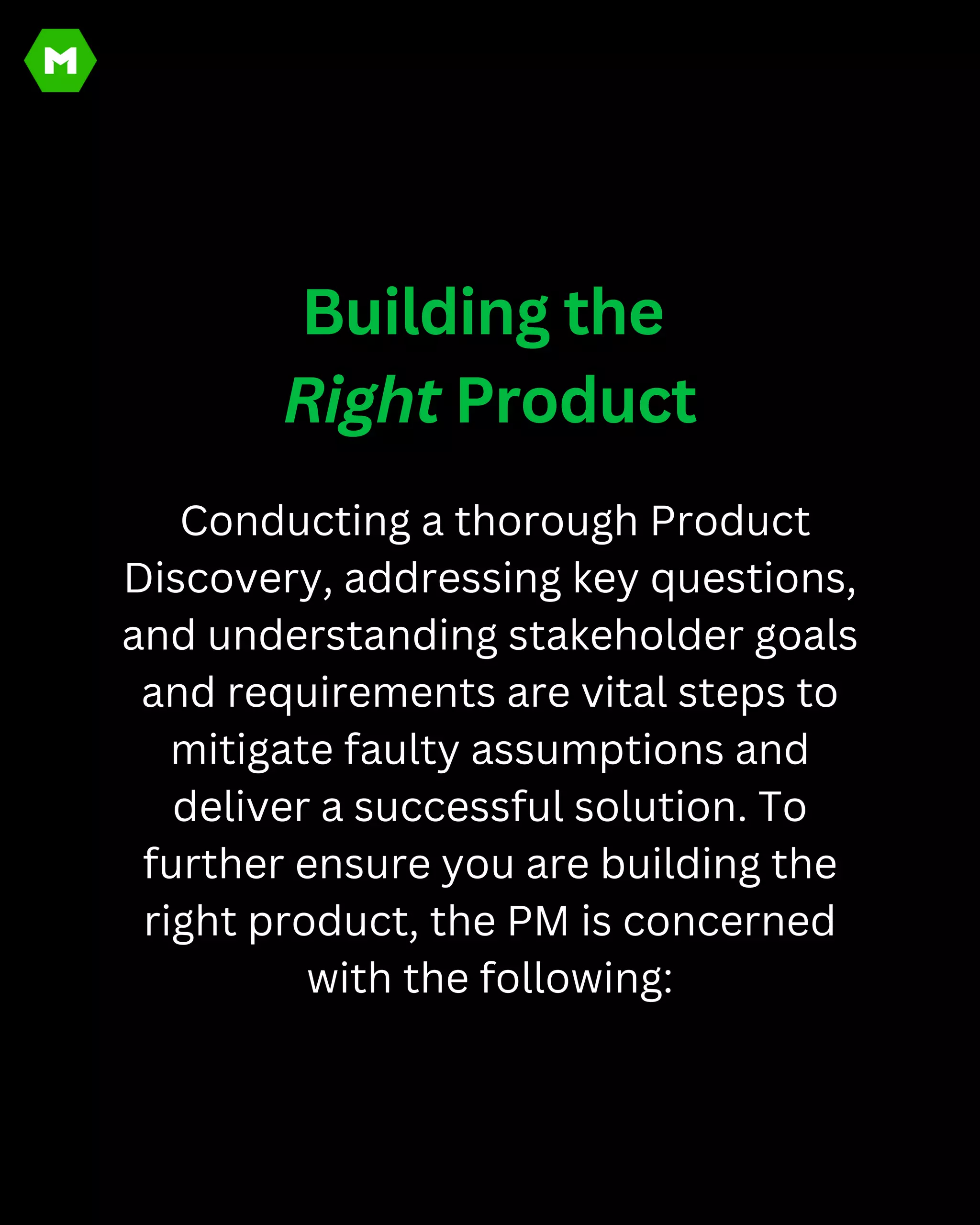 Building the Right Product vs. The Product Right | PDF