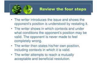 Building The Rogerian Paper | PDF